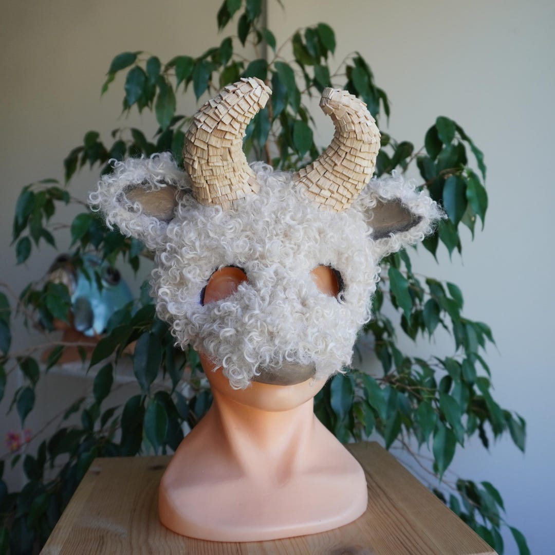 Buffalo Mask, Steer Mask, Halloween Mask, Cow Mask, Ox Mask, Papier ...