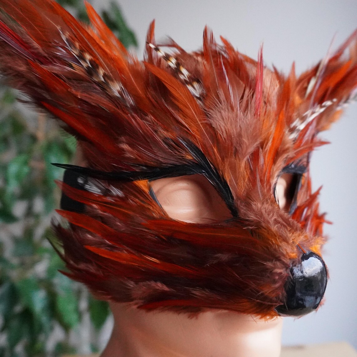 Fox Mask, Animal Mask, Papier Mache Mask, Halloween Mask, Carnaval Mask ...