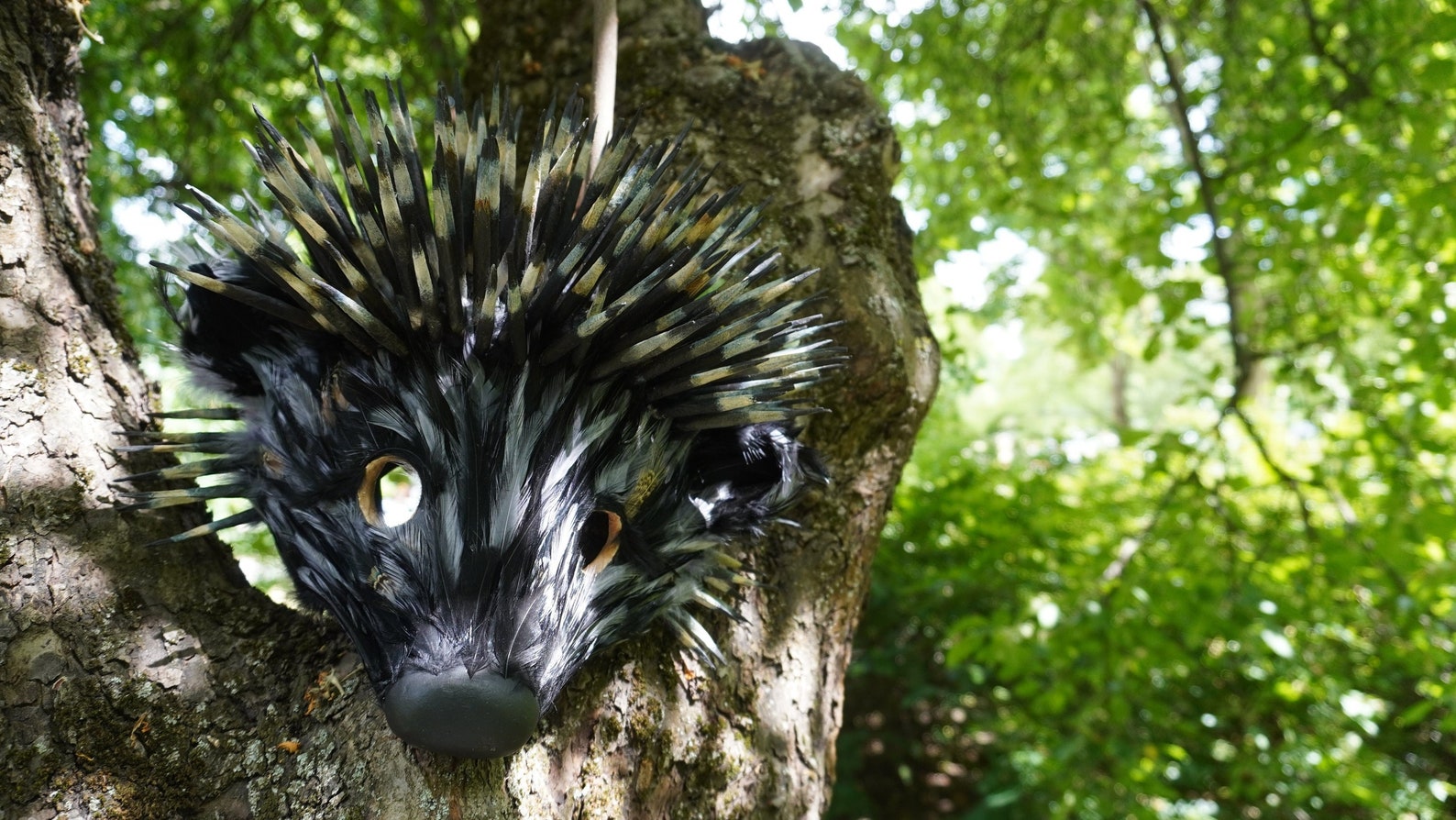 Hedgehog Mask, Carnival Hedgehog Mask, Hedgehog, Masquerade Mask ...