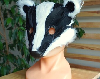 Fox Mask, Carnival Mask, Masquerade Mask, Festive Mask, Papier Mache ...
