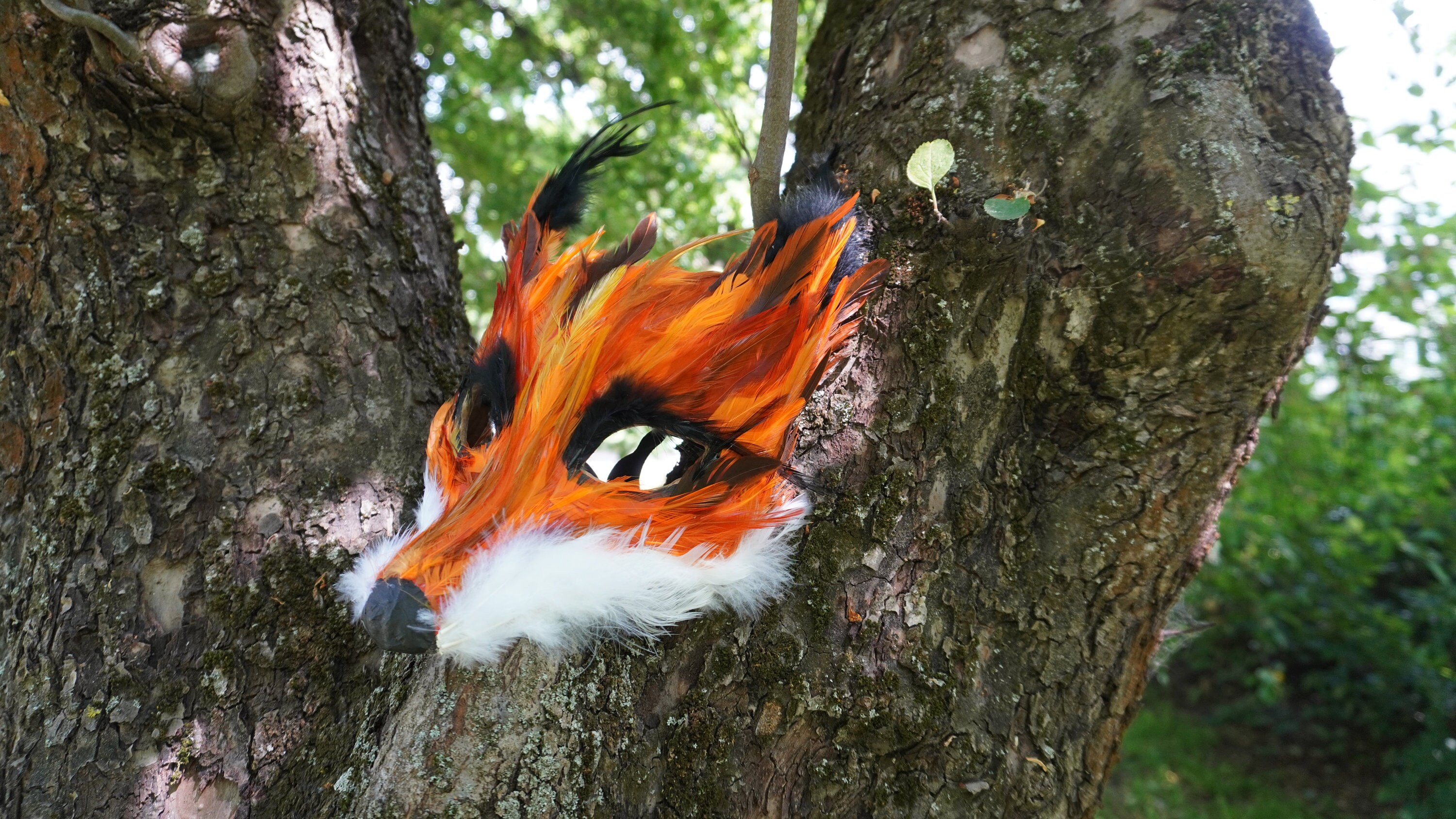 Fox Mask, Carnival Mask, Masquerade Mask, Festive Mask, Papier Mache ...