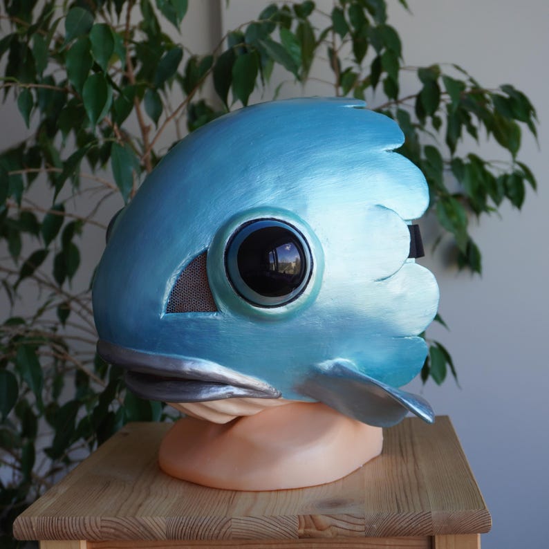 Fish Mask, Sea Creature Mask, Animal Mask, Halloween Mask, Papier Mache ...