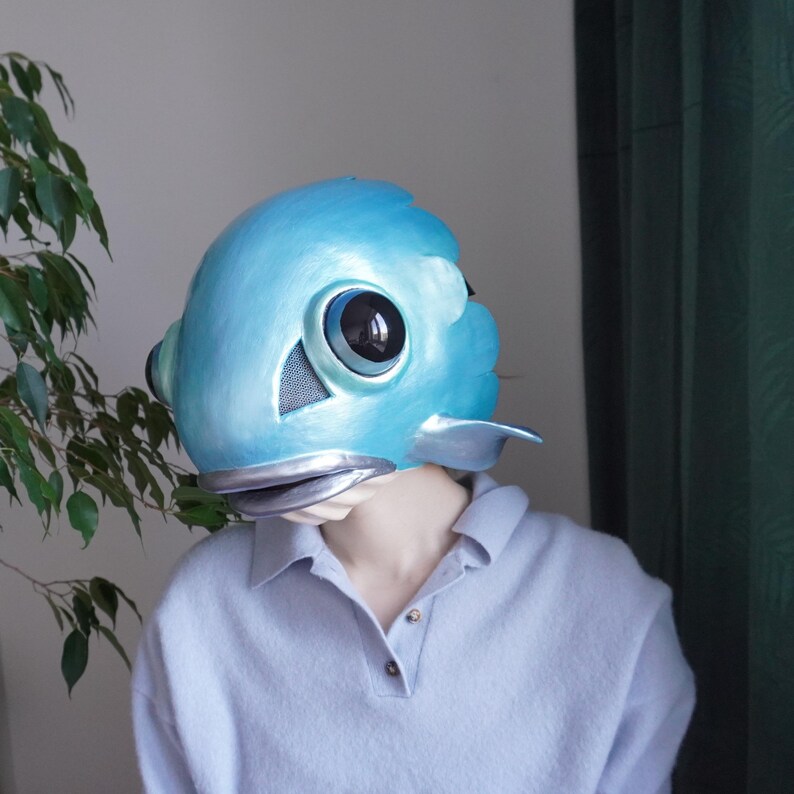 Fish Mask, Sea Creature Mask, Animal Mask, Halloween Mask, Papier Mache ...