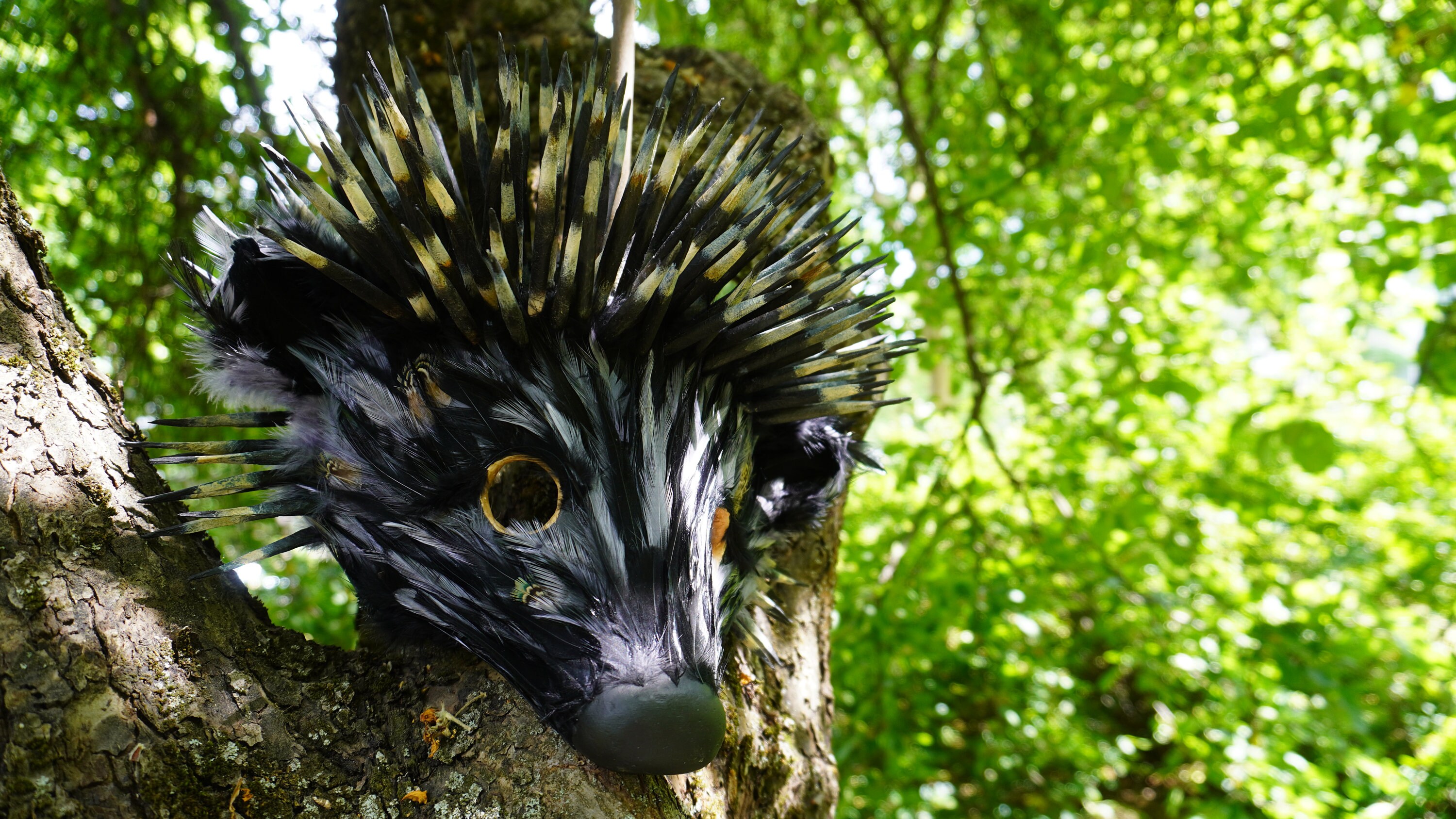 Hedgehog Mask, Carnival Hedgehog Mask, Hedgehog, Masquerade Mask ...