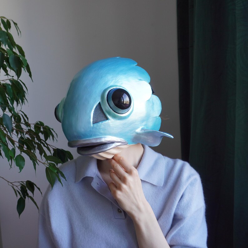 Fish Mask, Sea Creature Mask, Animal Mask, Halloween Mask, Papier Mache ...