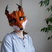 Fox Mask, Carnival Mask, Masquerade Mask, Festive Mask, Papier Mache ...