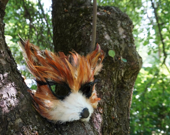 Fox Mask, Carnival Fox Mask, Halloween Mask, Masquerade Fox Mask ...