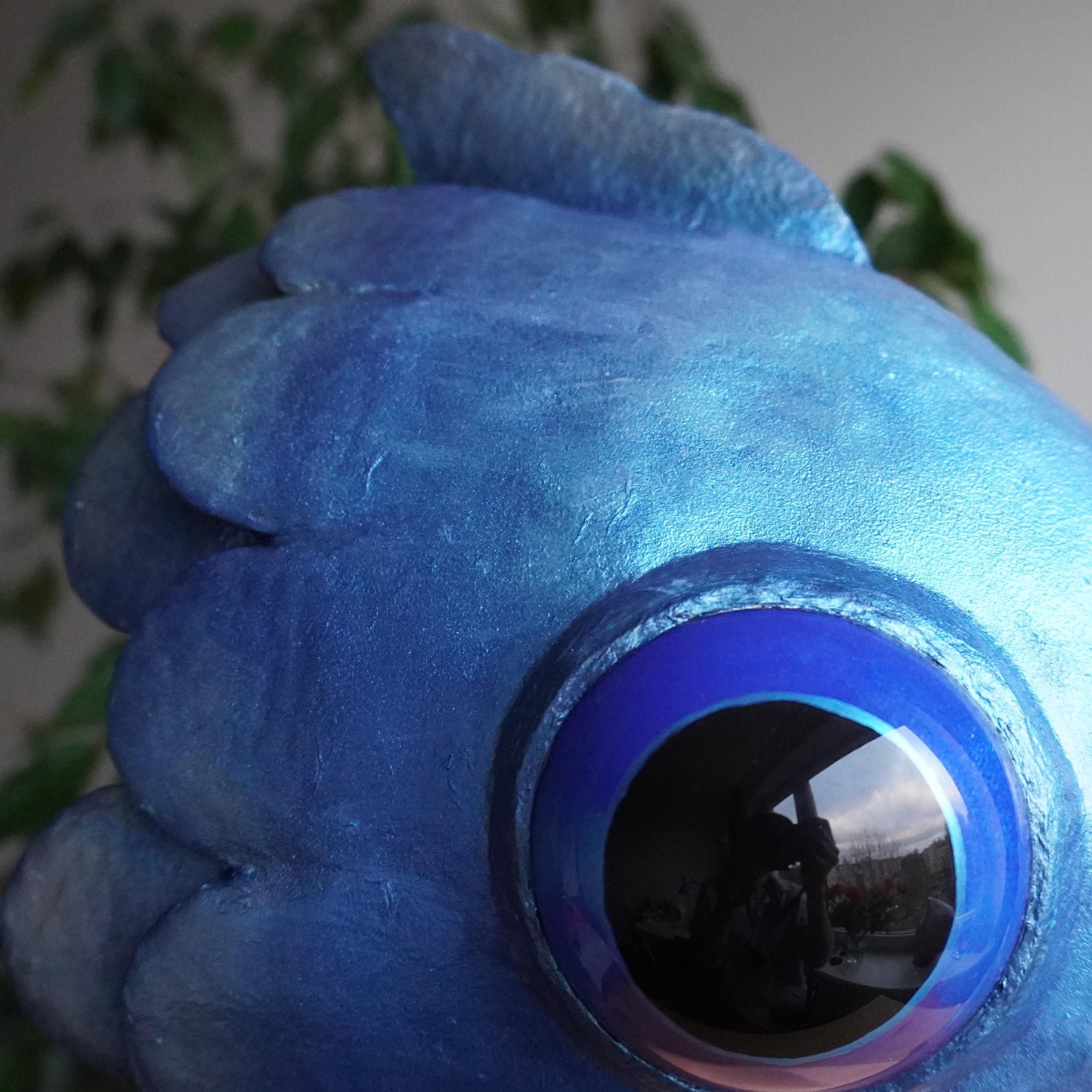 Fish Mask, Papier Mache Mask, Halloween Mask, Carnaval Mask, Masquerade ...