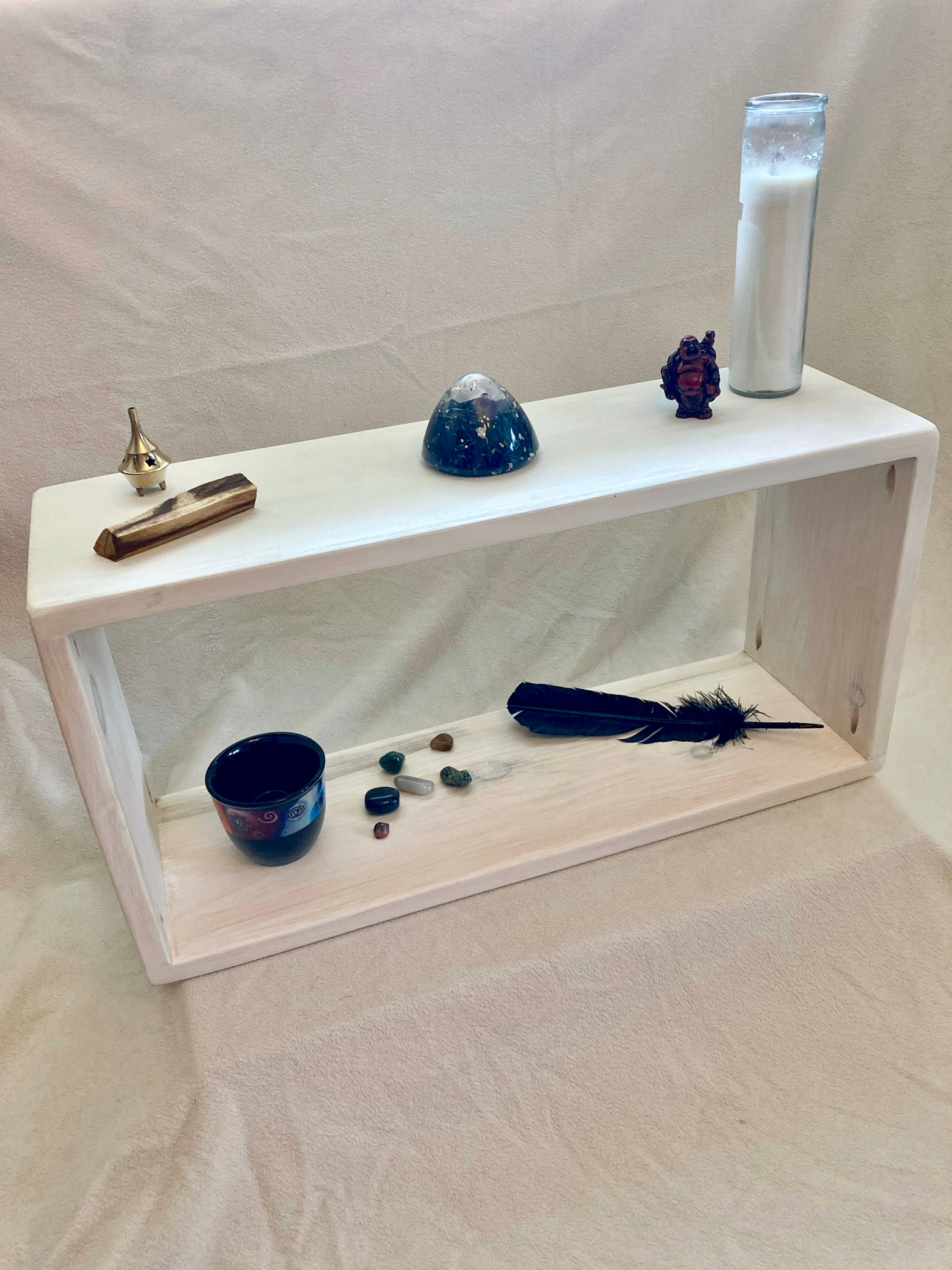 Modern Simple Meditation Altar, Japanese Zen Table, Shrine, Prayer ...