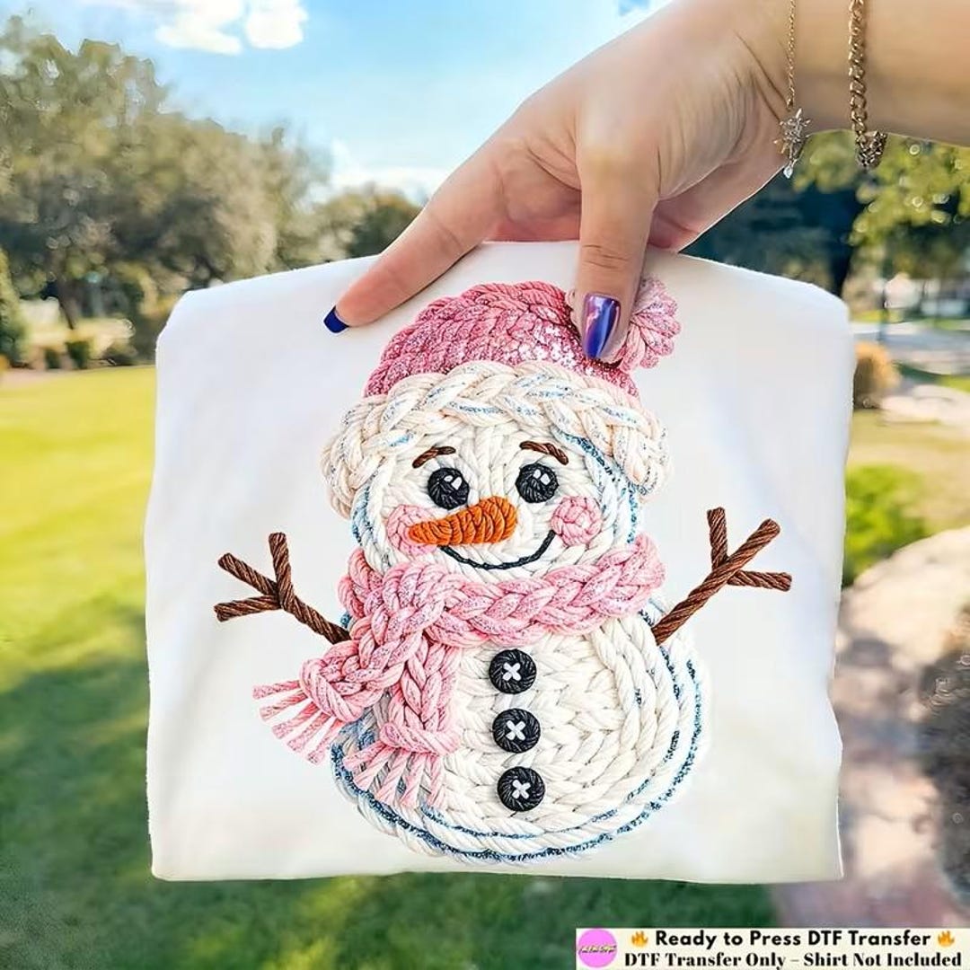 Snowman DTF Transfer Sheets, 1pc. - Etsy