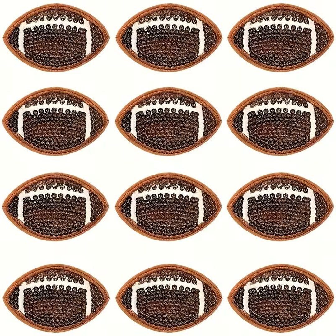Football Patches, Sequins and Embroidered Patches, 1 Pc. - Etsy