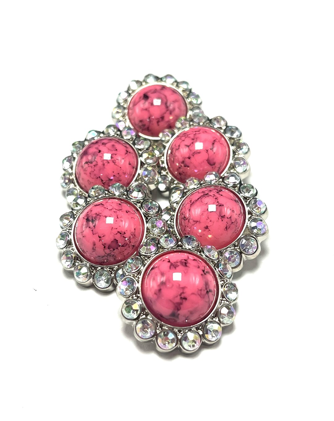 Matte Ivory Pearl Rhinestone Buttons: Wedding Bouquet Embellishments ...