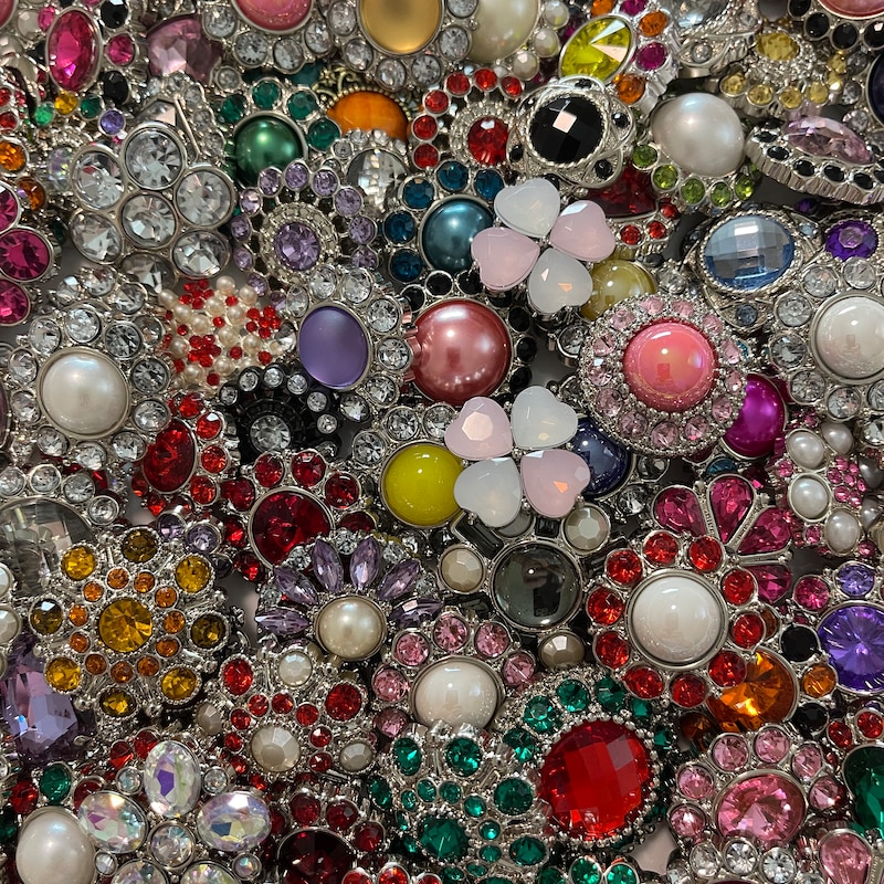 Jewel Buttons 25mm - Etsy