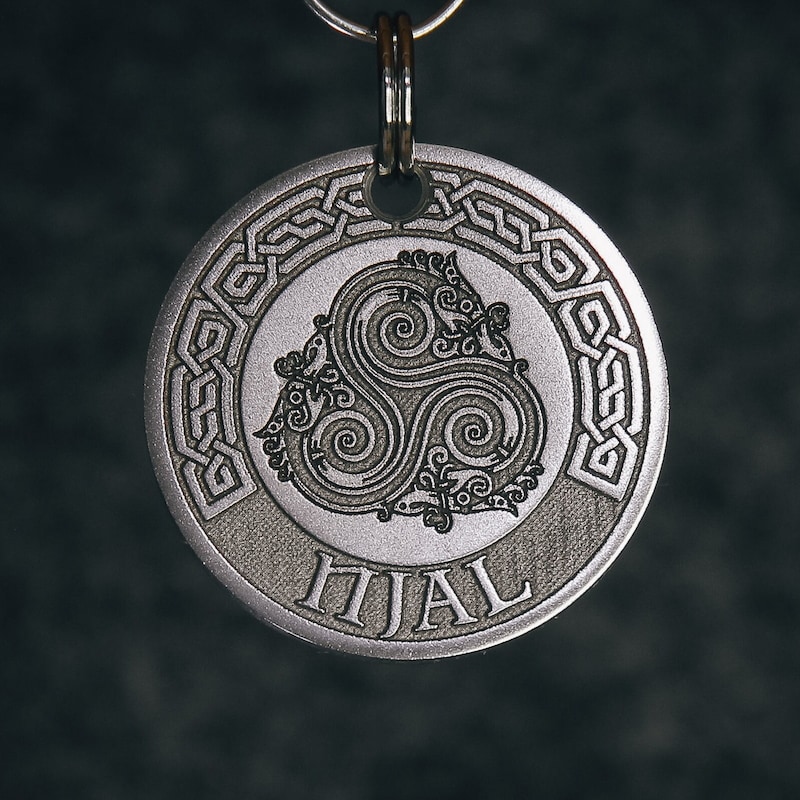 Cat Id Tag Custom Symbol - Etsy UK