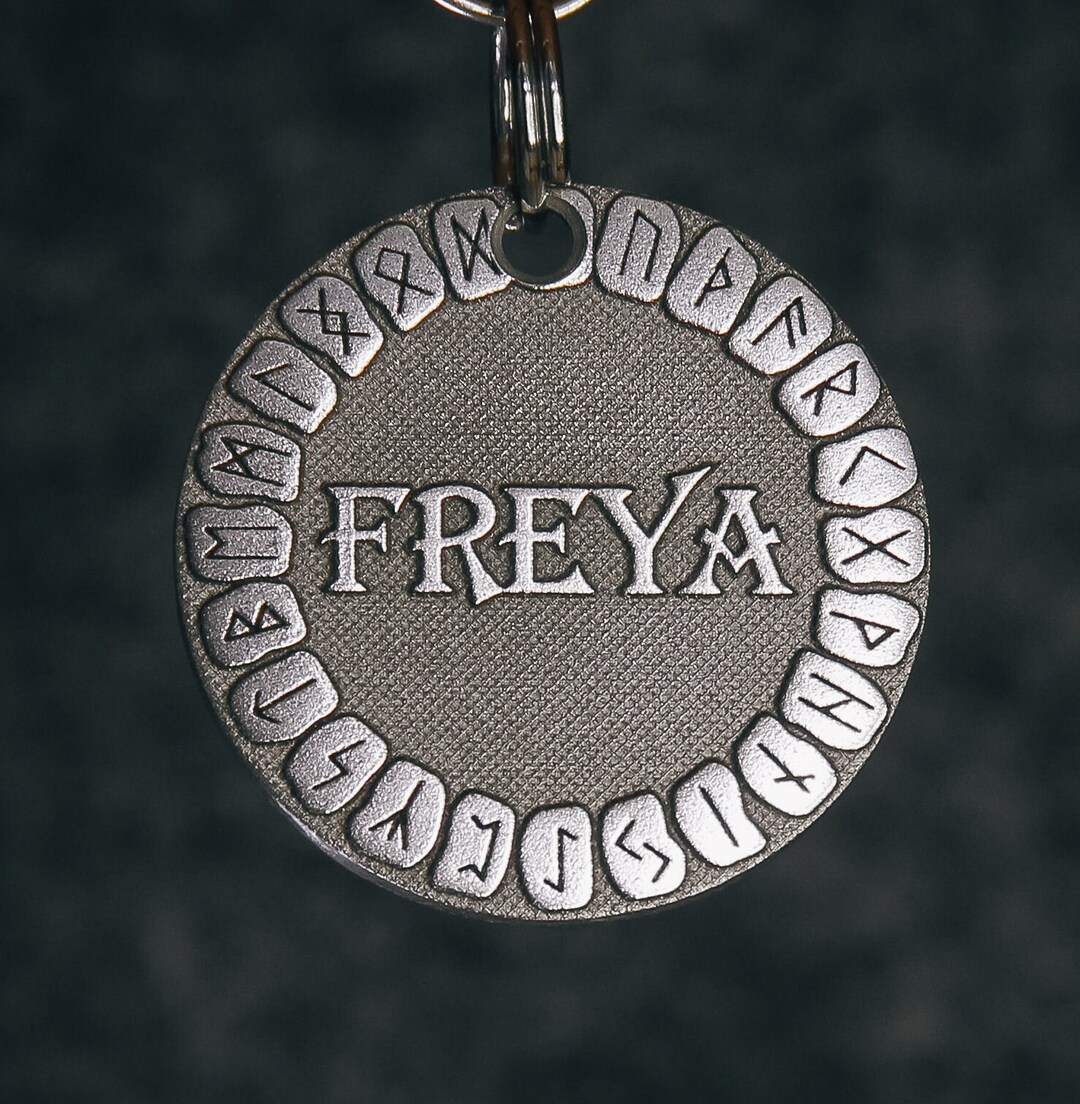 Engraved Celtic Pet ID Tag, Runes, Custom Dog Collar Tag - Etsy
