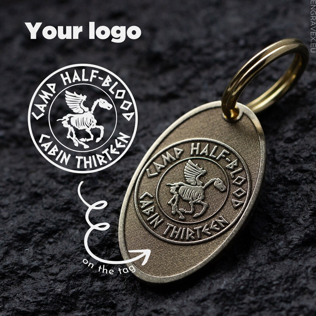 Custom Brass Key Ring - Laser Engraved and Polished, Personalized Shape ...