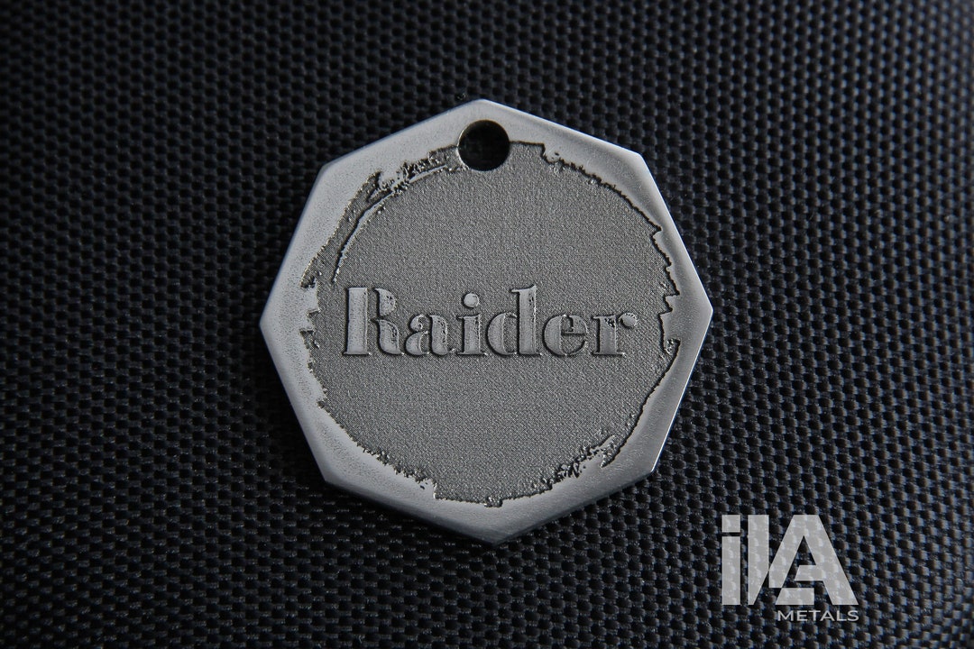 Octagon Stainless Steel Pet ID Tag, Dog Collar Tag, Personalised Dog ...