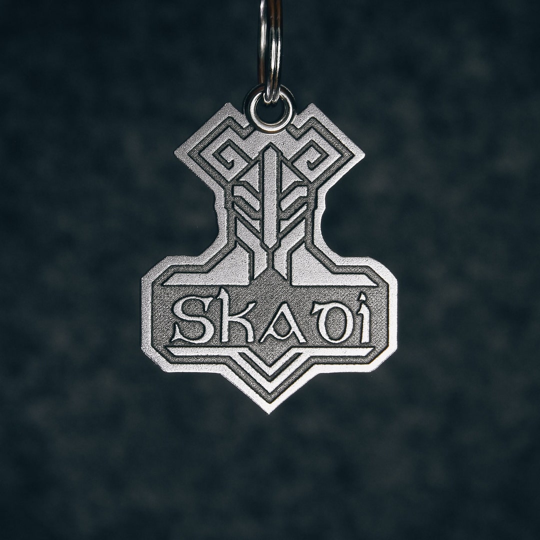 Thor Hammer Pet ID Tag Dog Collar Tag Engraved Tag for Pets. - Etsy
