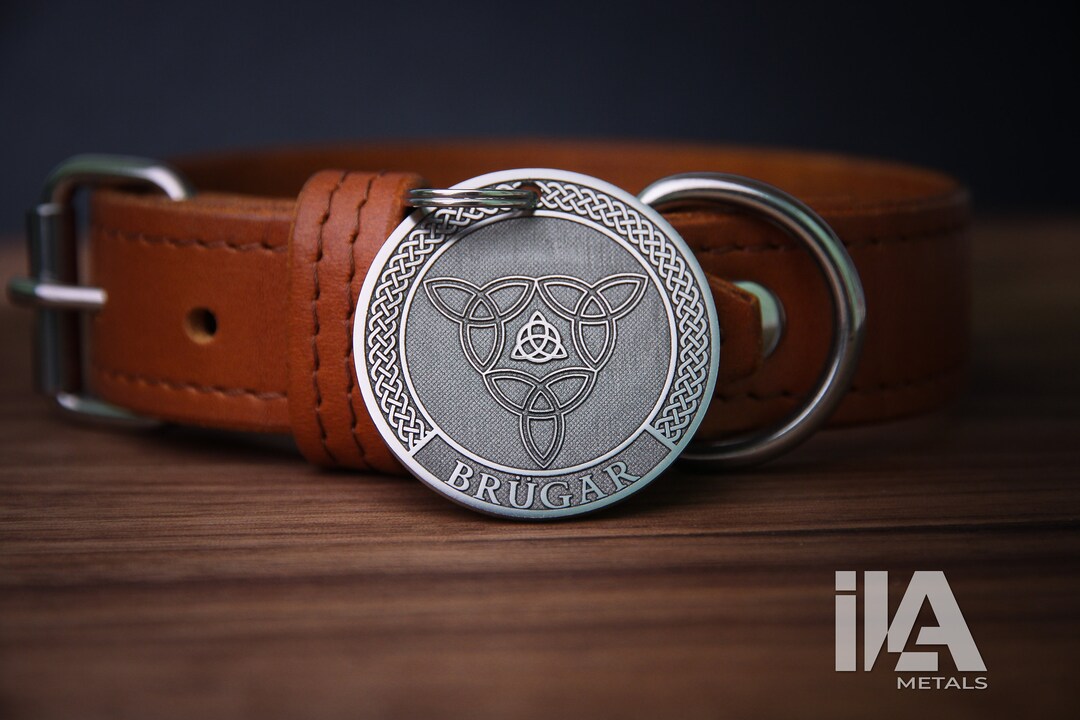 Engraved Viking Dog ID Tag – Celtic Tree, Stainless Steel Pet Tag - Etsy