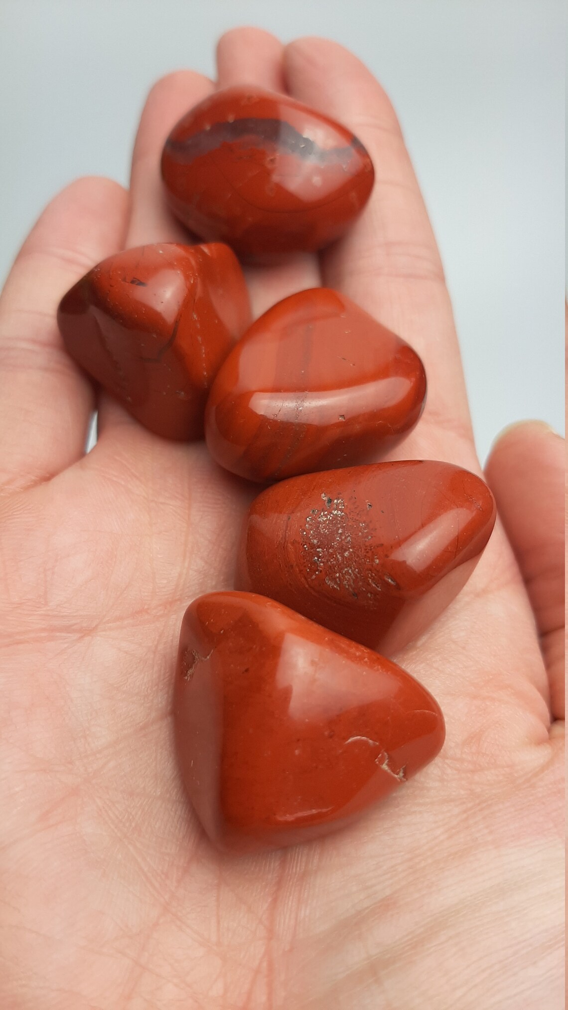 Red Jasper Tumbled Stone Tumbled Stones Tumblestone Tumbled - Etsy UK