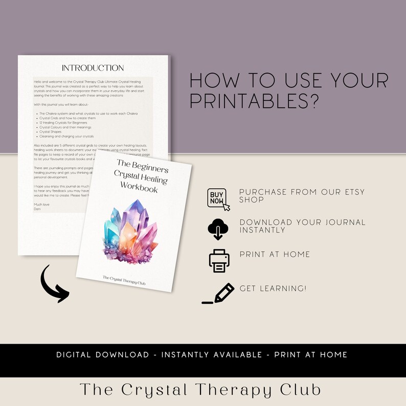 Crystals for Beginners | Crystal Printable | Crystal Guide | Crystal ...