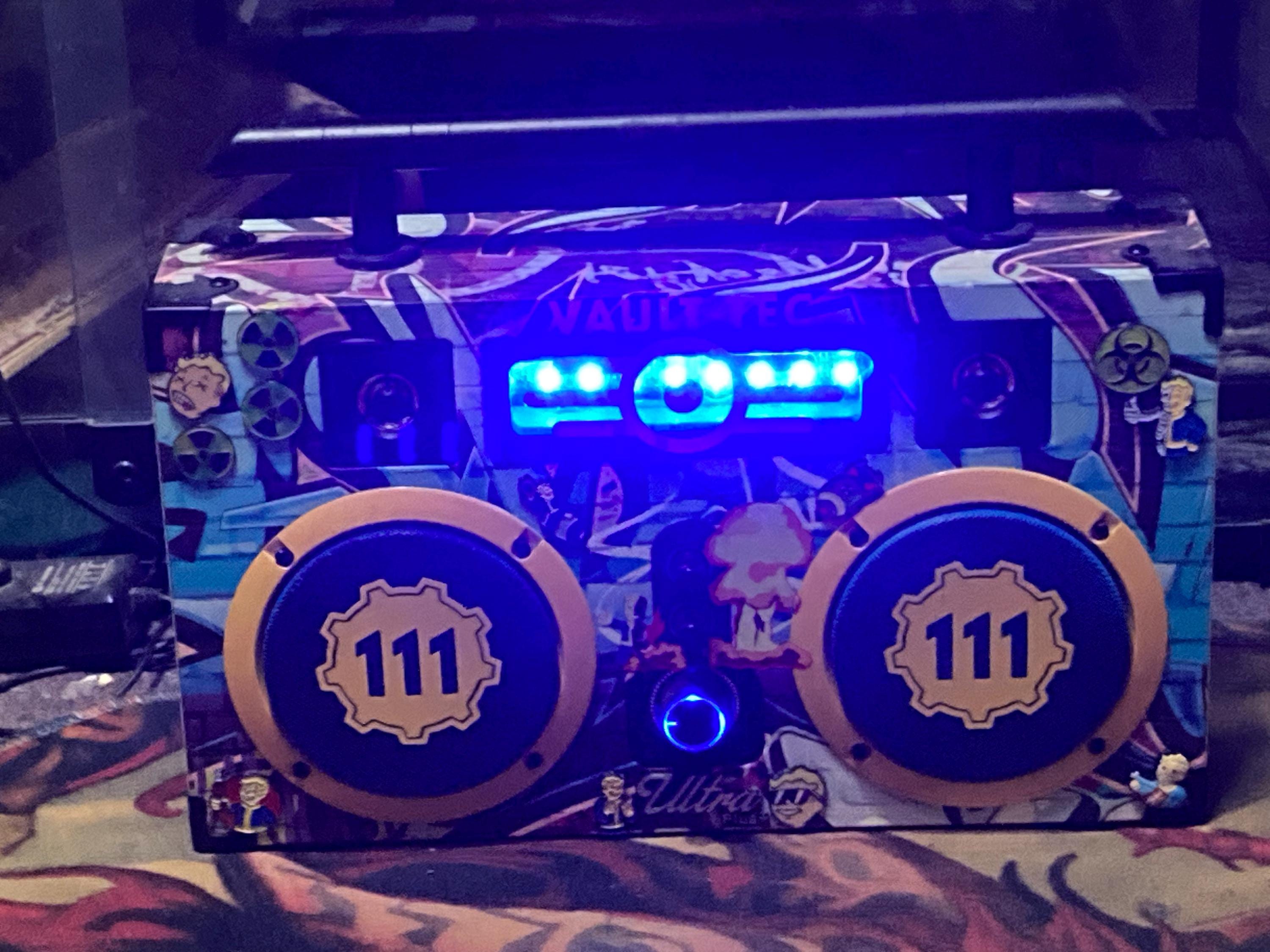 Fallout Radiation King - Fan Art Vault Tec Vault 111 Themed Boom Box ...
