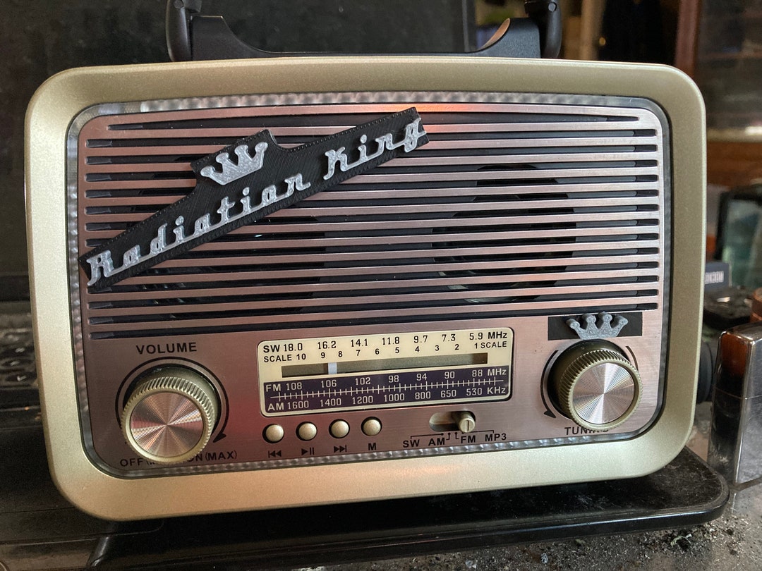 Real Working Fallout Radiation King Radio Table Top Portable - Etsy