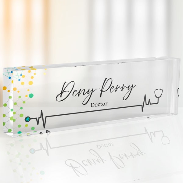 Doctor Name Plate - Etsy