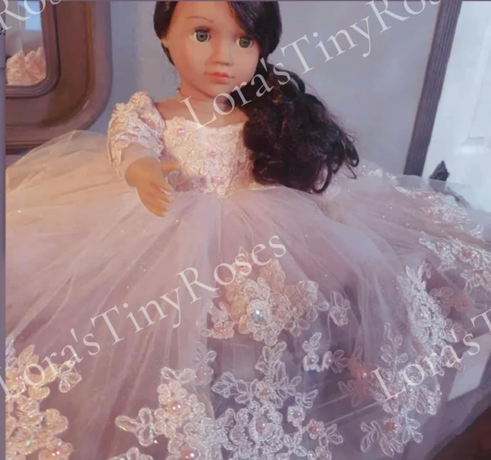 Custom Quinceanera Doll Dress Last Doll 15th Beautiful Doll Dress With ...