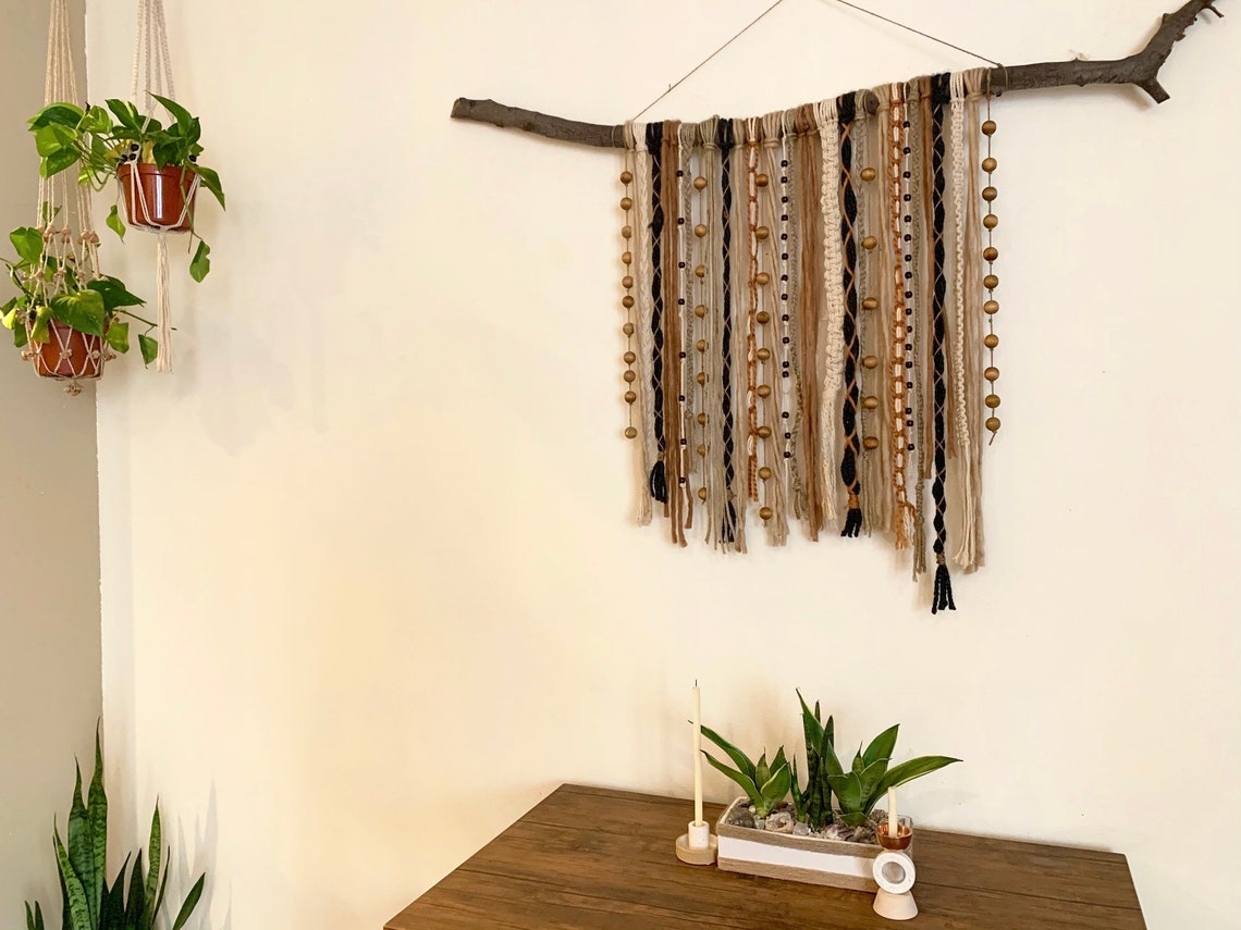 Macrame Yarn Wall Hanging - Etsy