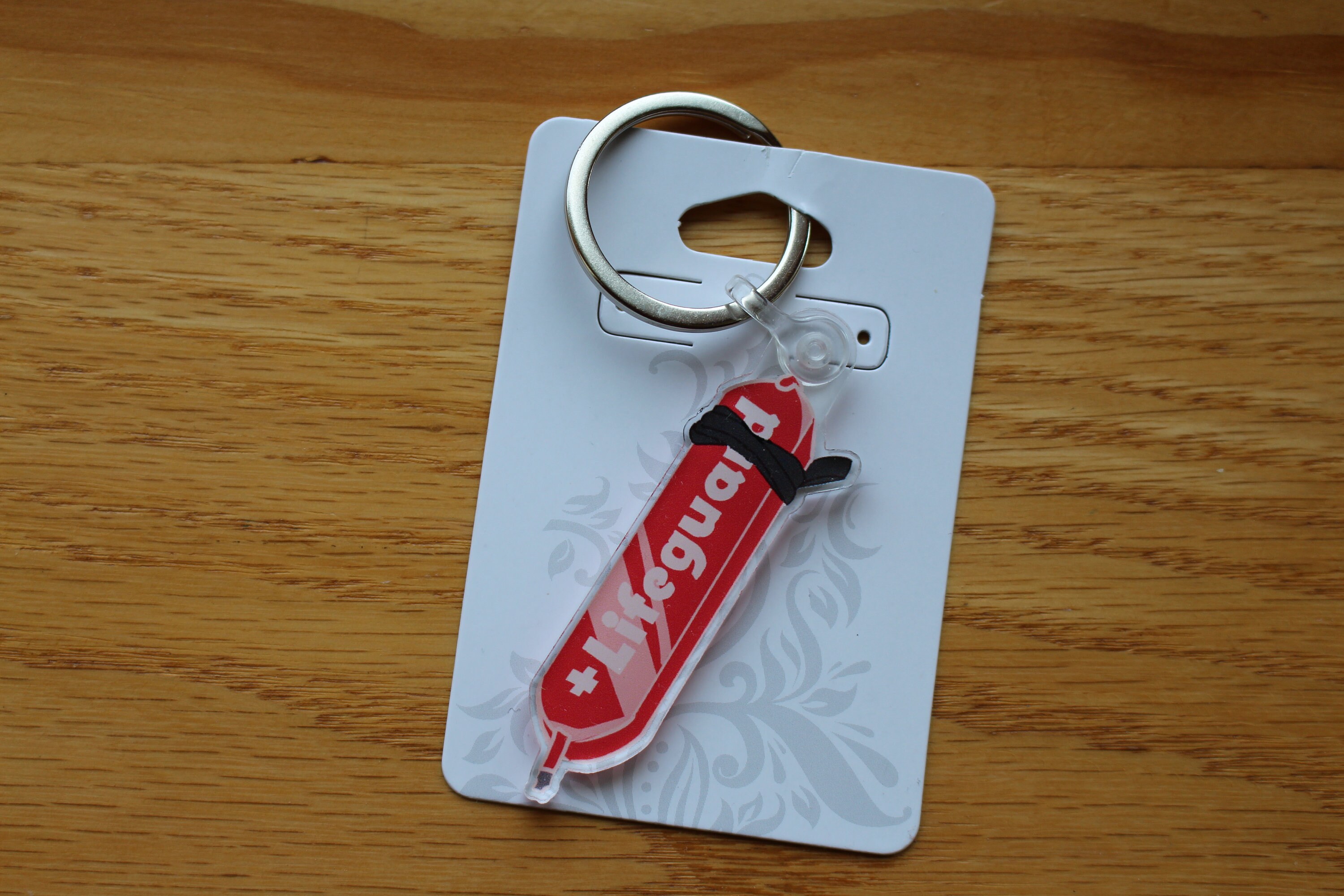 Lifeguard Rescue Tube Keychain - Etsy