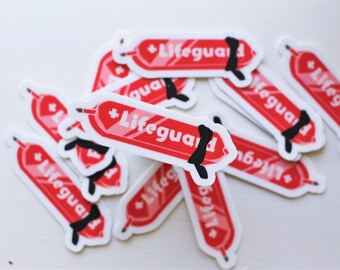 Lifeguard Tower Decal Waterproof UV Protected Sticker - Etsy