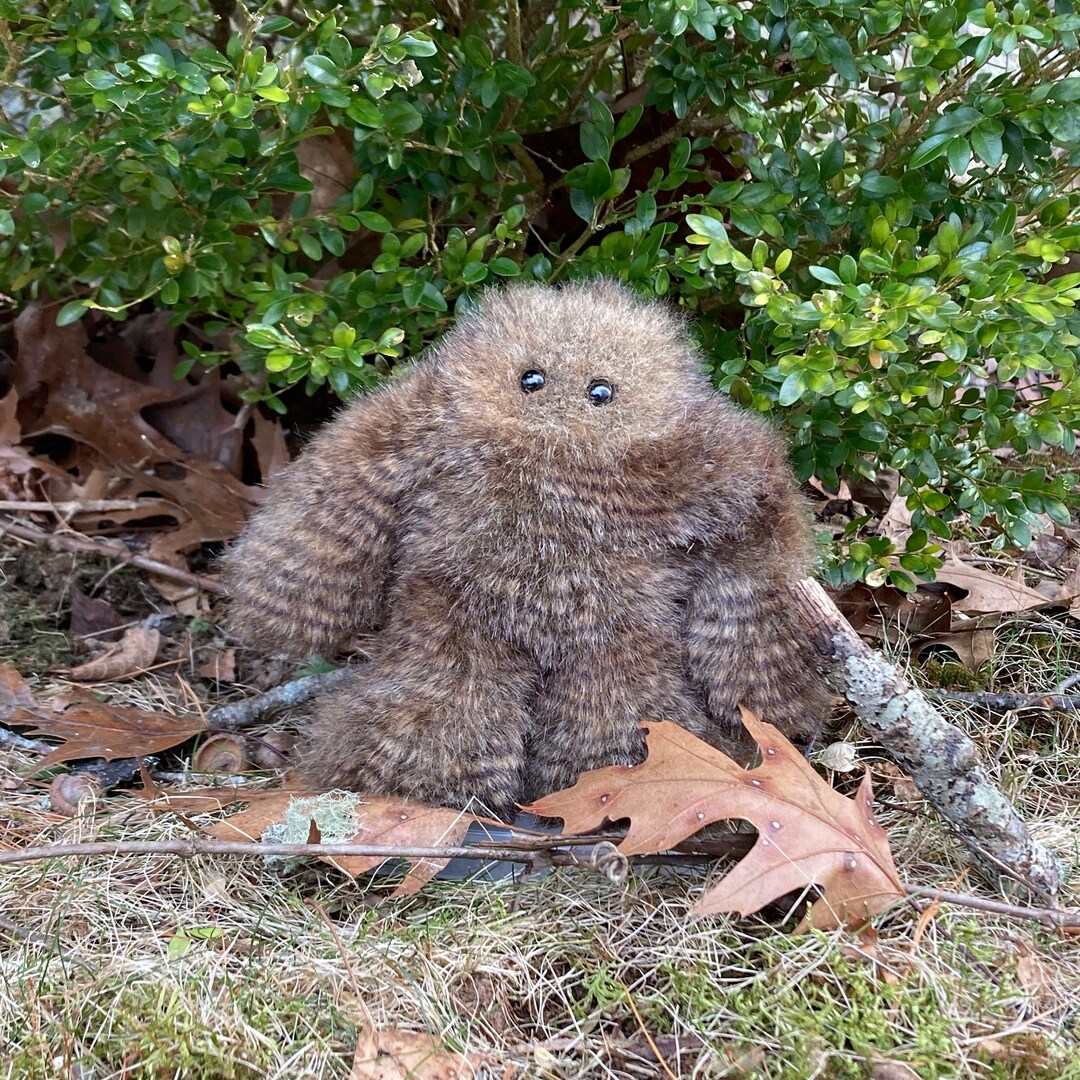 PUMPERNICKEL Mini Bigfoot Plushie Brown Eyes - Etsy