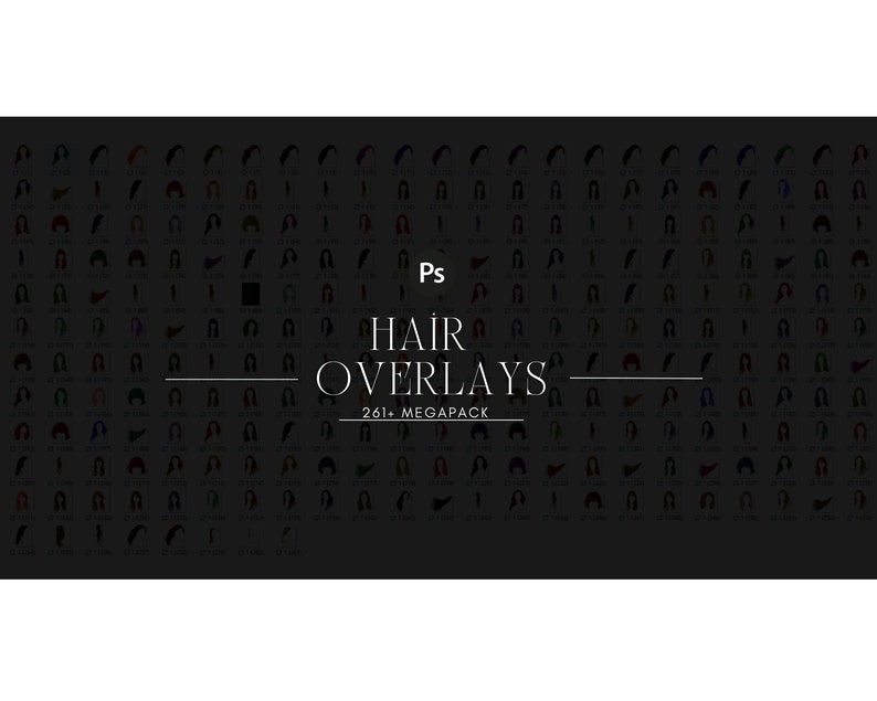 261+ Real Hair Overlays for Photoshop: Photo Editing (PNG Files) - Etsy ...
