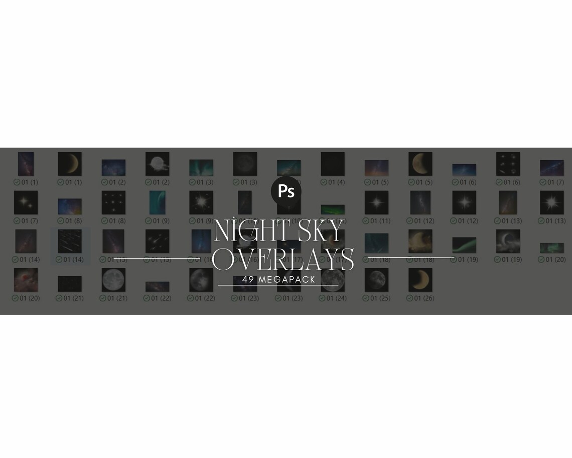 Night Sky Overlays Transparent Pngs Starlight Overlay Star - Etsy