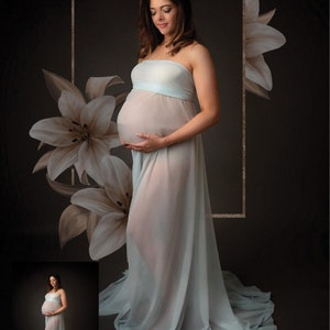 Floral Ring Backdrop Overlays Maternity Overlays for Photoshop, Ring ...