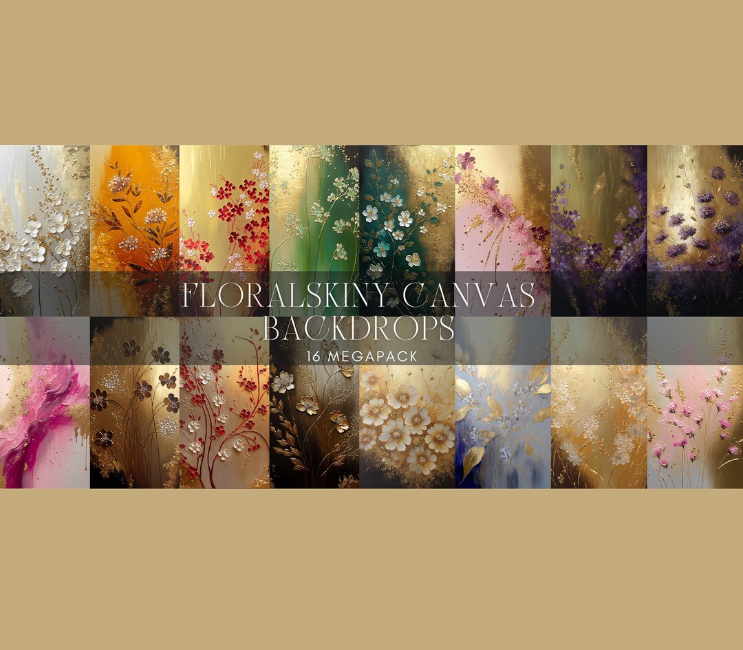 16 Skinny Canvas Digital Backdrops, Bundle Maternity Backdrop Overlays ...