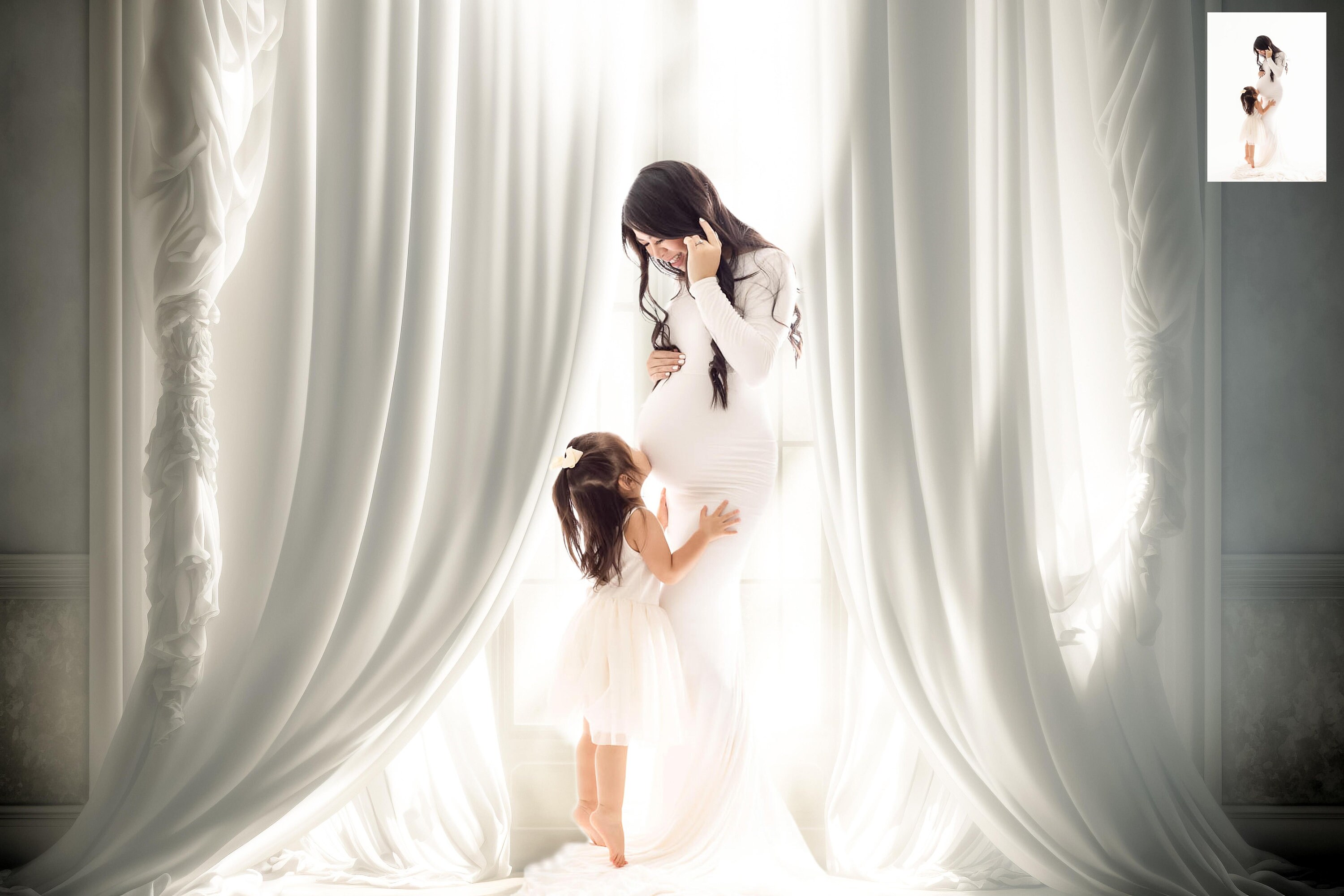 30 X White Sheer Curtain Wall Decor Background Digital - Etsy