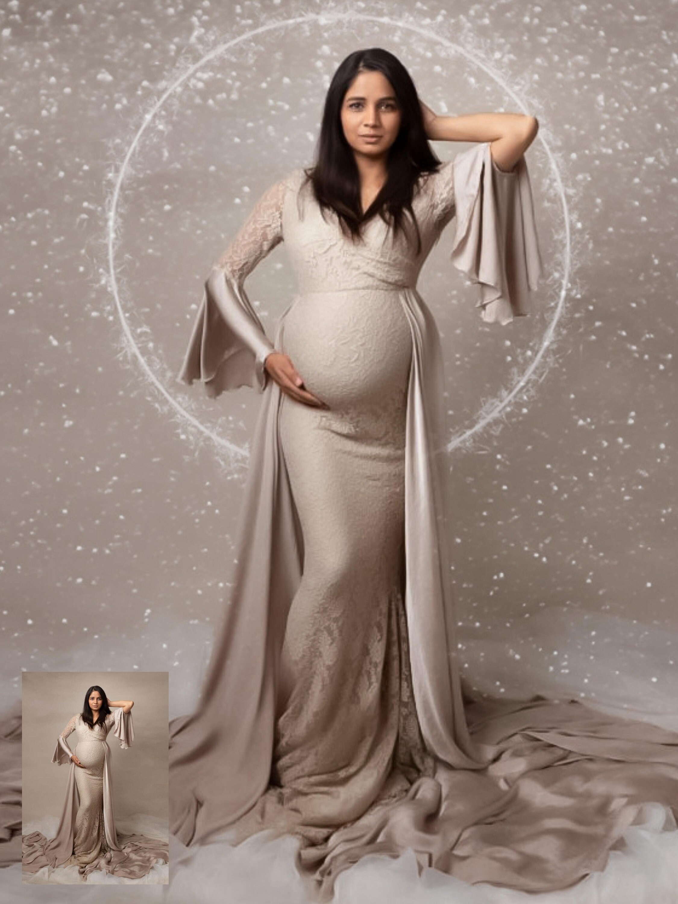 Maternity Ring Background Vo. 2 Glitter Ring Background - Etsy