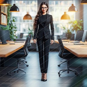 Modern Office Digital Backdrop, Business Photography Background ...