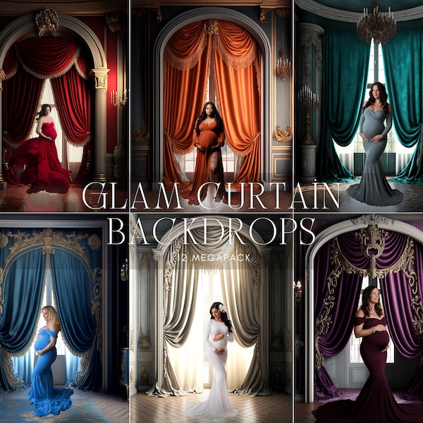 Curtain Overlays - Etsy