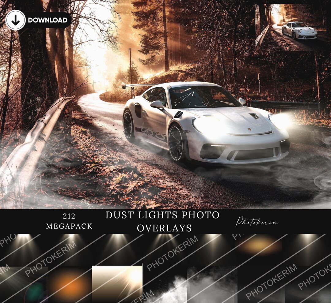 Smoky Light Overlays, Foggy Light Overlay, Sunlight Overlay, Photoshop ...