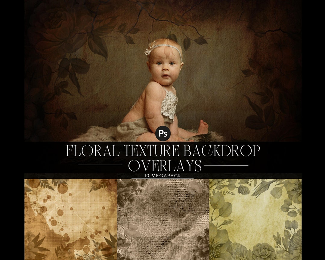 Floral Photography Texture Overlays: High-res Flower Backgrounds ...