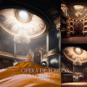 Opera De Toulon Backdrop, Digital Backdrops, Maternity Backdrop Overlays, Studio Backdrop ...