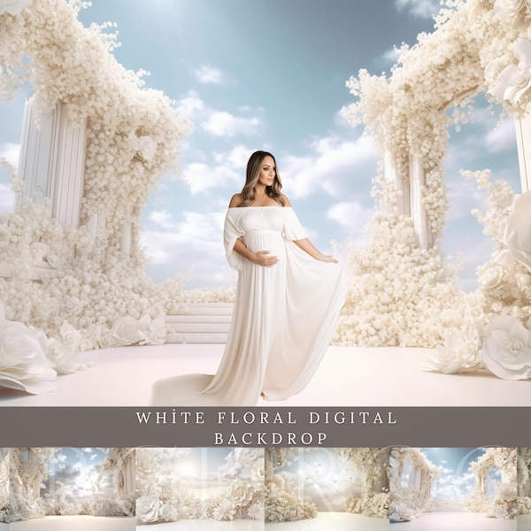 White Digital Studio Backdrop - Etsy