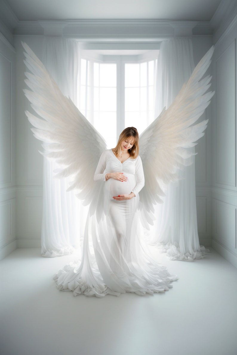 16 Digital Backdrops Angel Wings Digital Backgrounds - Etsy