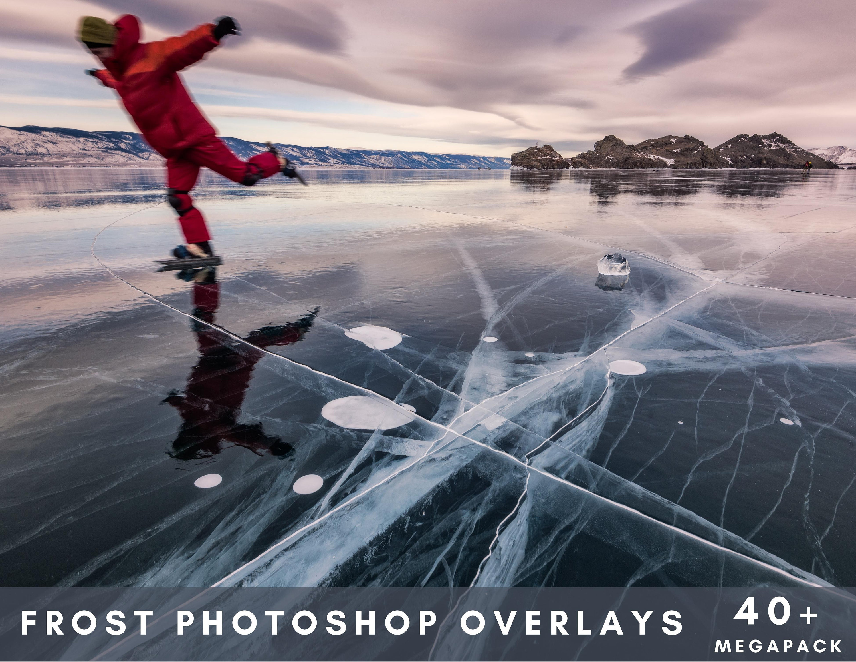 Frost Photoshop Overlays Photo Overlays Package Ice Winter - Etsy