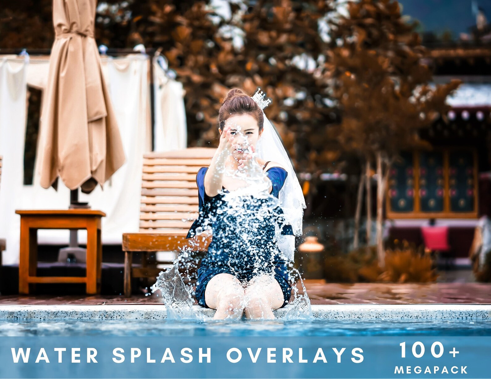 Photoshop Overlays Water Splash Photo Overlays Package Wave - Etsy