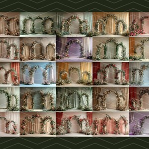 Triple Arches Set Digital Backdrops, Maternity Backdrop Overlays ...
