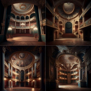 Opera De Toulon Backdrop, Digital Backdrops, Maternity Backdrop ...